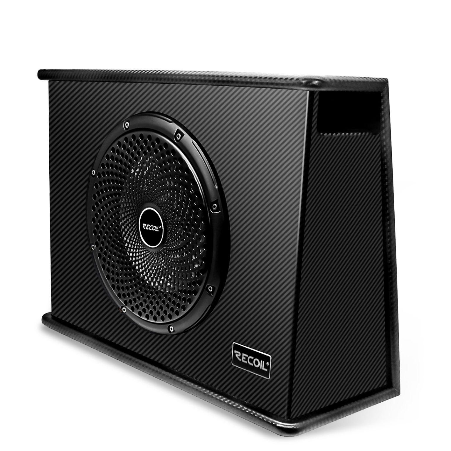 SWS10 Recoil 10 inch 600W Slim Active Ported Subwoofer Enclosure with ...