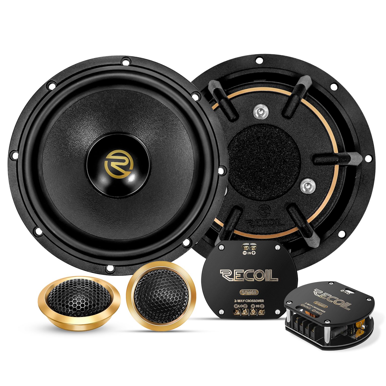 SAM65 Premium Level One Series 6.5-Inch Car Audio Component Speaker ...