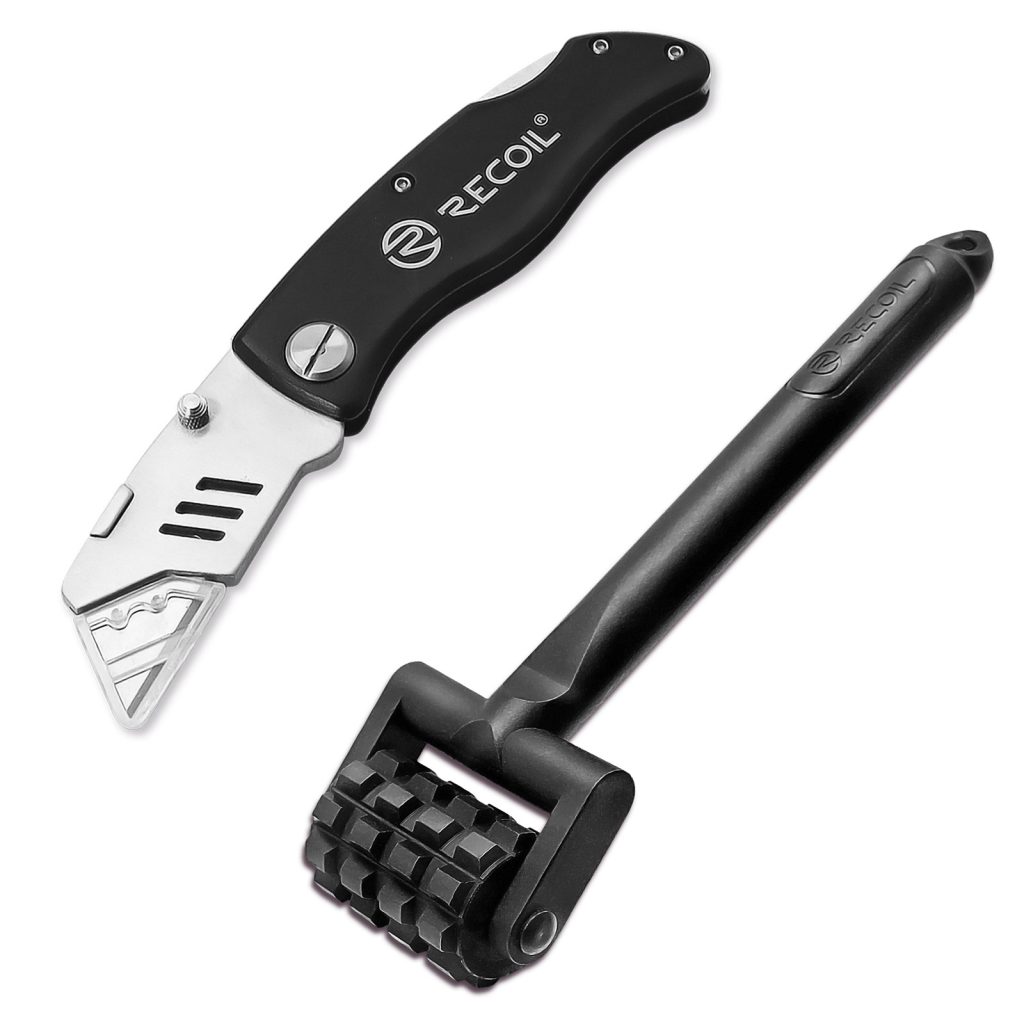 DRK Car Sound Deadening Roller and Knife Tool for Auto Noise Roller Car ...